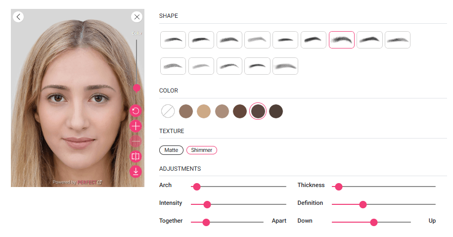 Different Eyebrow Shapes: Detect & Try All Shapes for Free